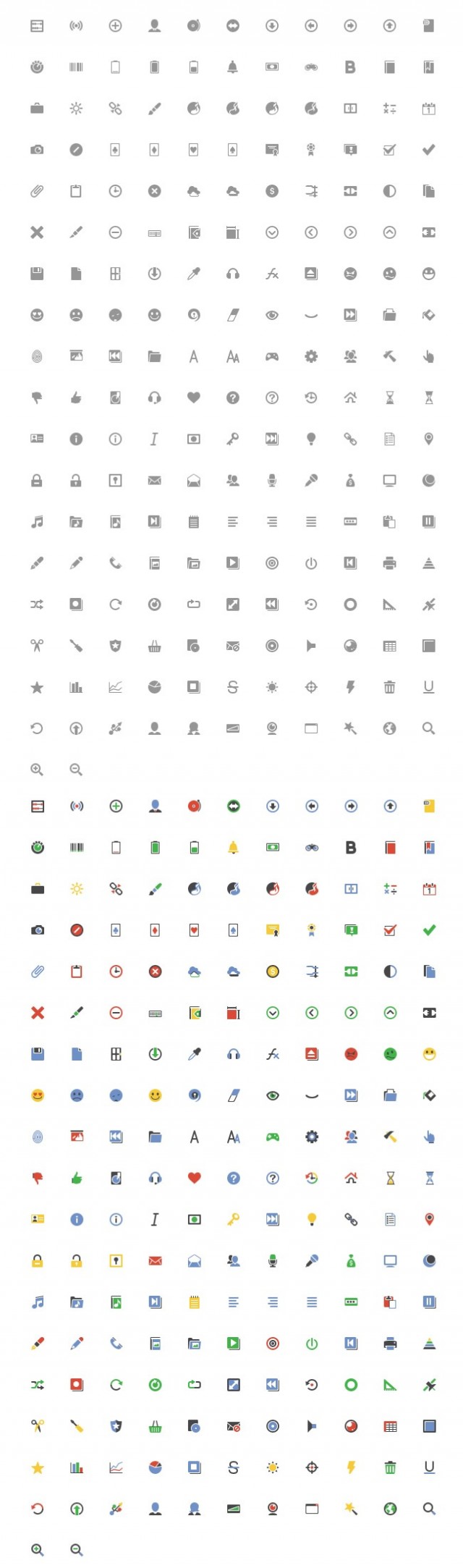 商用でも使えるGoogle+風の無料アイコン204個 | Token Spoken